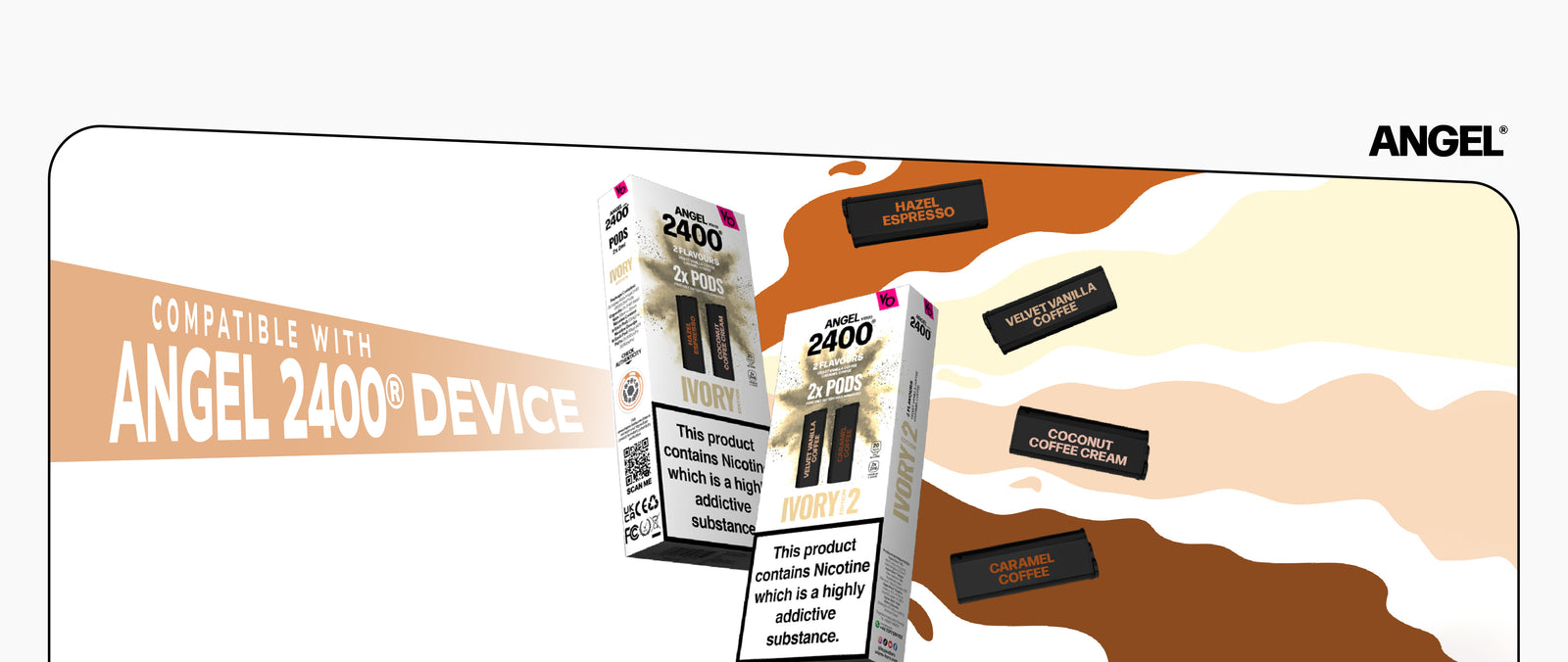 Angel® Pods | 53 Flavours | Vapes Bars®