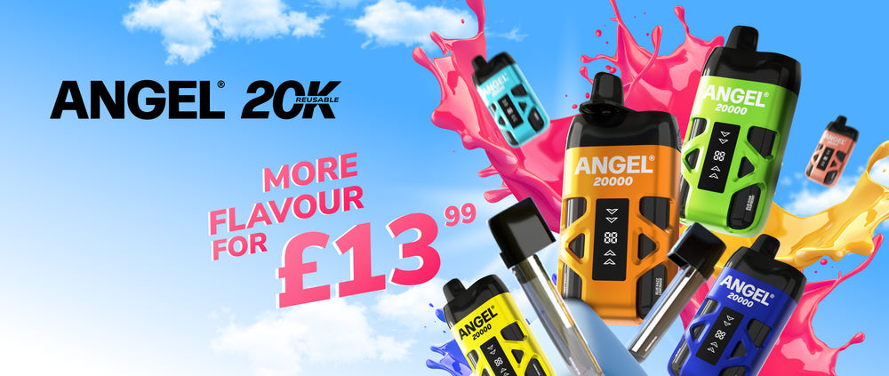 ANGEL® Vapes, Pods, E-Liquids & Tobacco alternatives | Vapes Bars®