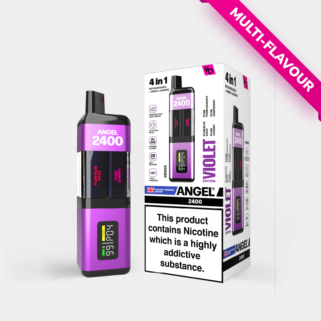 Angel® 2400 Violet Edition 4 in1 Kit | Vapes Bars®
