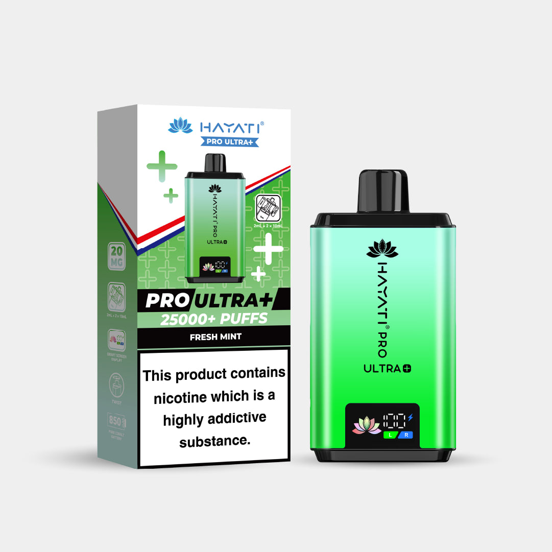 Fresh Mint | Hayati® Pro Ultra+ – Vapes Bars®