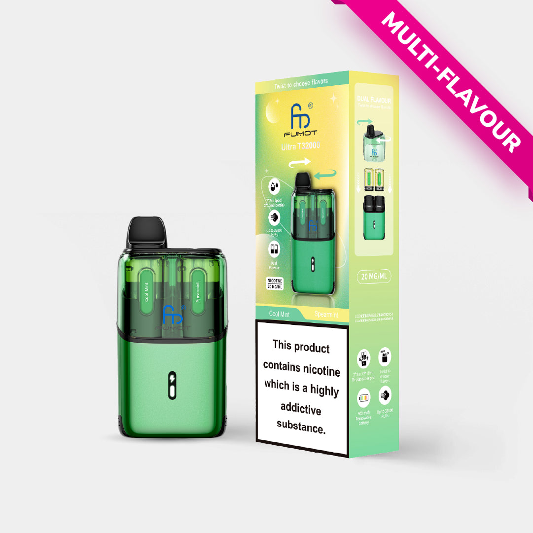 Cool Mint | Spearmint | Fumot® Ultra T32000 – Vapes Bars®