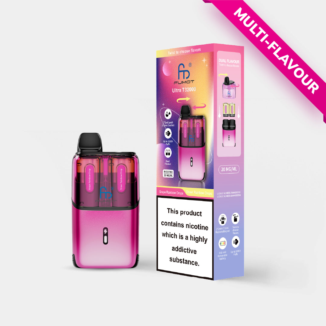 Grape Rainbow Drops | Straw' Rainbow Drops | Fumot® Ultra T32000 ...