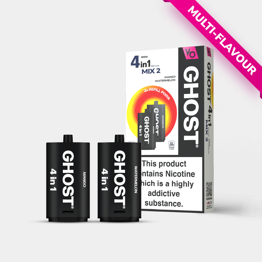 Mix Edition 2 GHOST® 4 in 1 Pods | Vapes Bars®