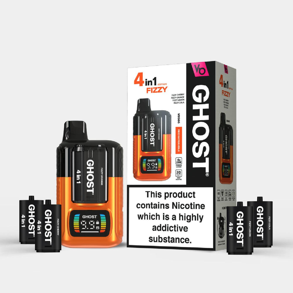 Fizzy Edition Ghost® 4 in 1 Rechargeable Pod Kit – Vapes Bars®