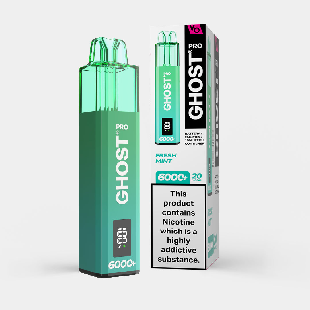 Ghost® Pro 6000+ Fresh Mint Pod System | Vapes Bars®