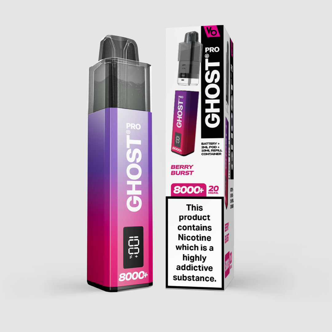 Ghost® Pro 8000+ Berry Burst Pod System | Vapes Bars®