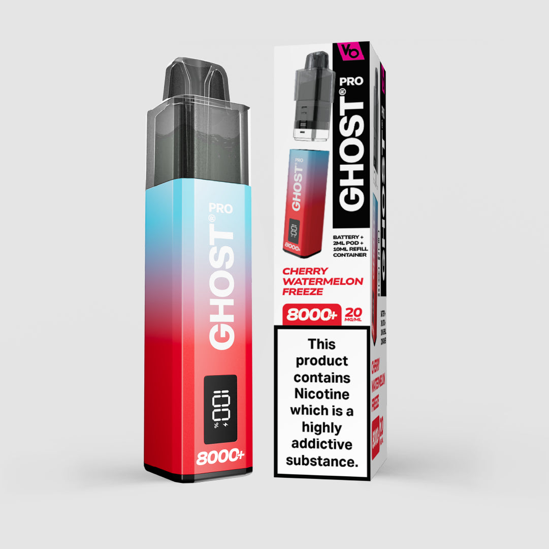 Ghost® Pro 8000+ Cherry Watermelon Freeze Pod System | Vapes Bars®