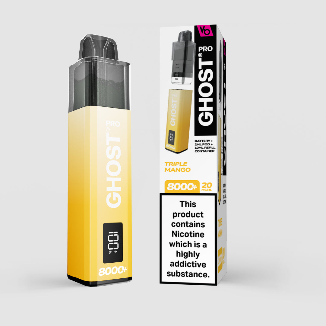 Ghost® Pro 8000+ Triple Mango Pod System | Vapes Bars®