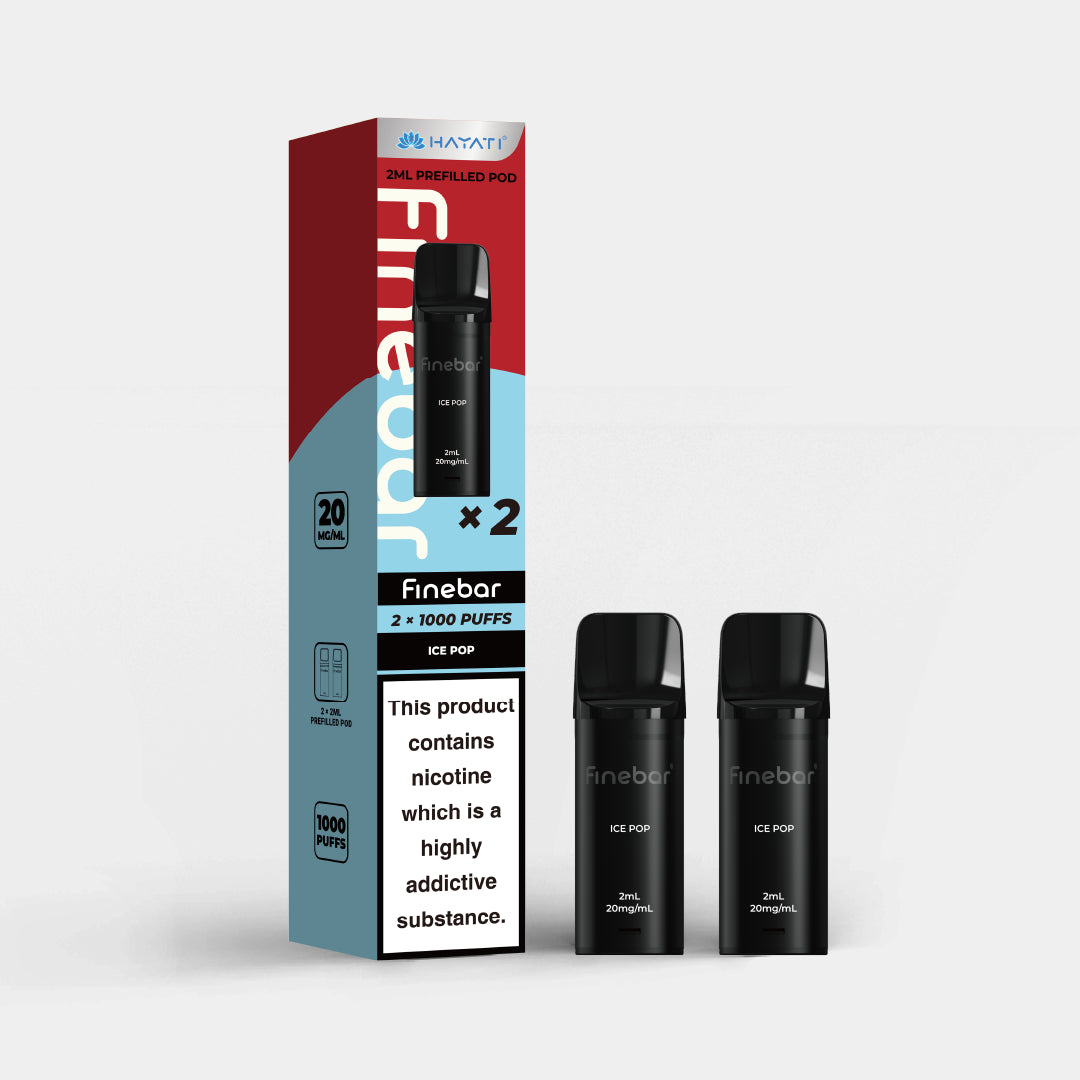 Finebar® Ice Pop 2 x 2ml prefilled pods | Vapes Bars® UK