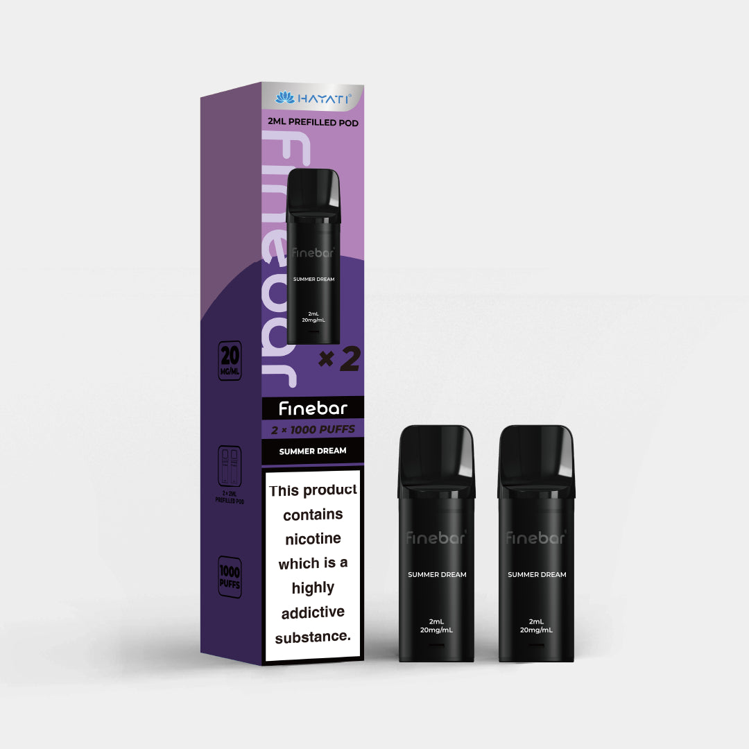 Finebar® Summer Dream 2 x 2ml prefilled pods | Vapes Bars® UK