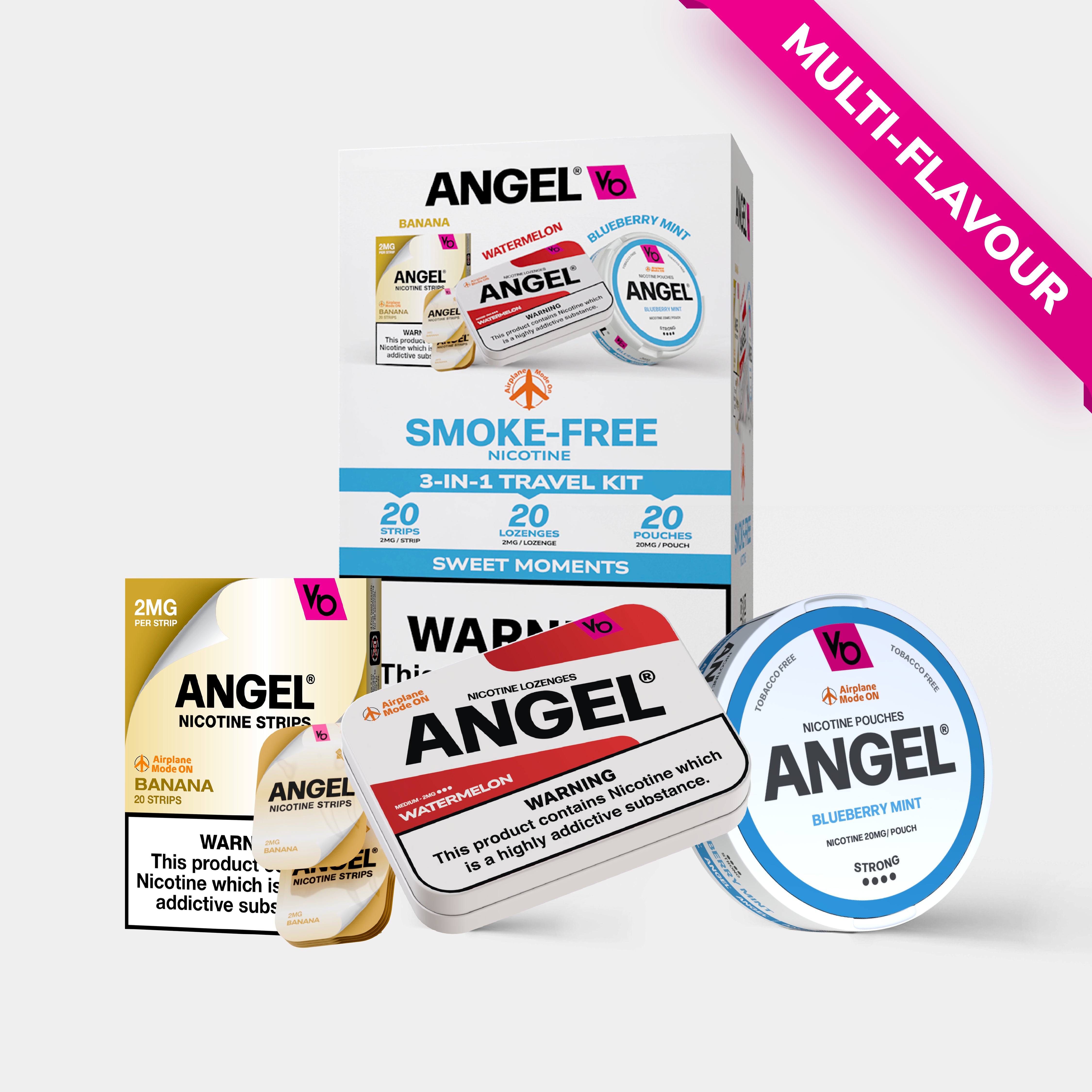Angel® 3-in-1 Travel Kit – Sweet Moments | Vapes Bars®